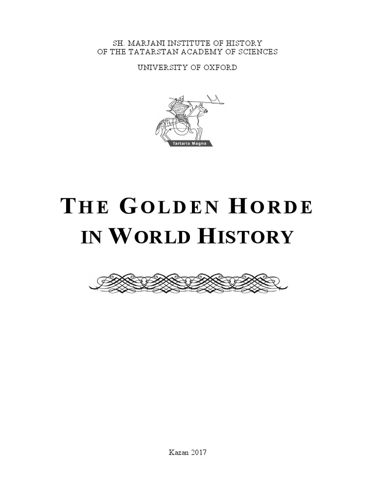 The Golden Horde in World History | PDF | Mongol Empire