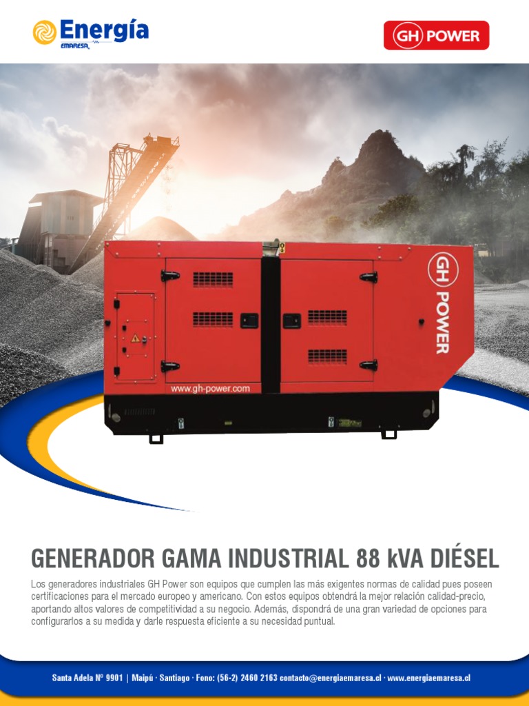 Ficha Técnica GH POWER GH88CSX 50 HZ | PDF | Tecnología de vehículos ...