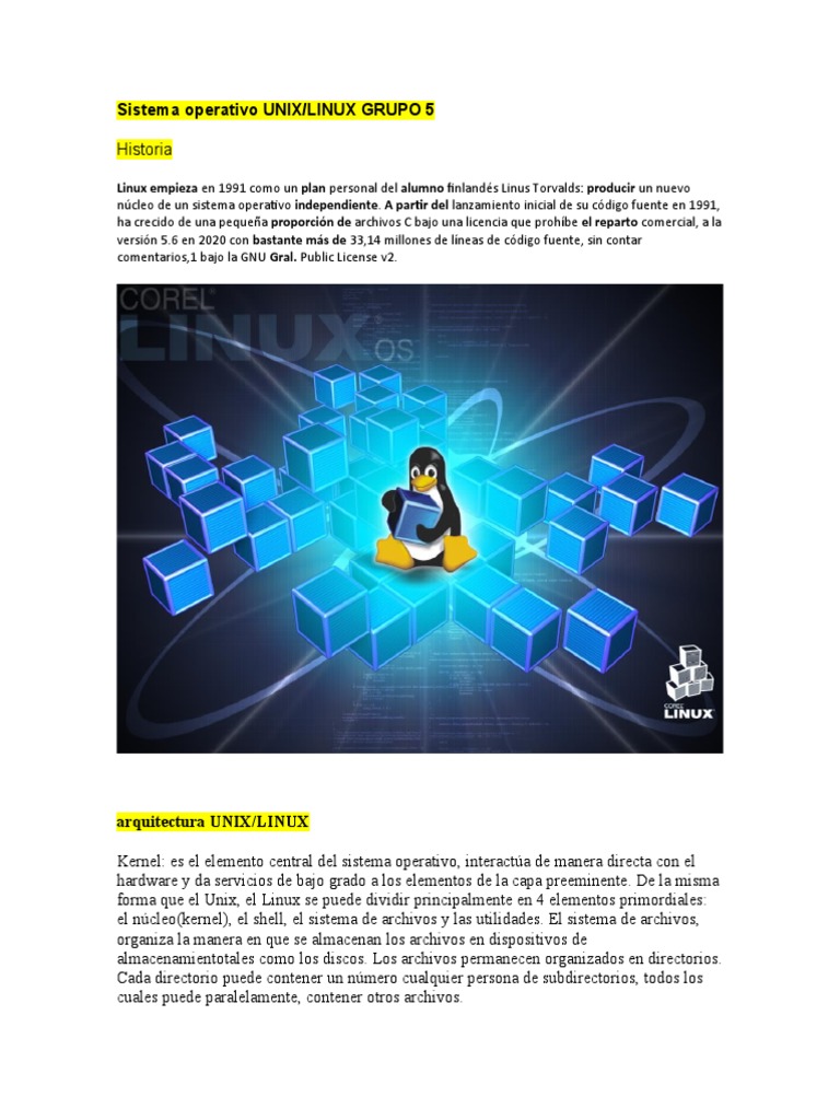 Sistema Operativo UNIX | PDF | Juegos y actividades | Computadoras Sistema Operativo UNIX | PDF | Juegos y actividades | Computadoras
