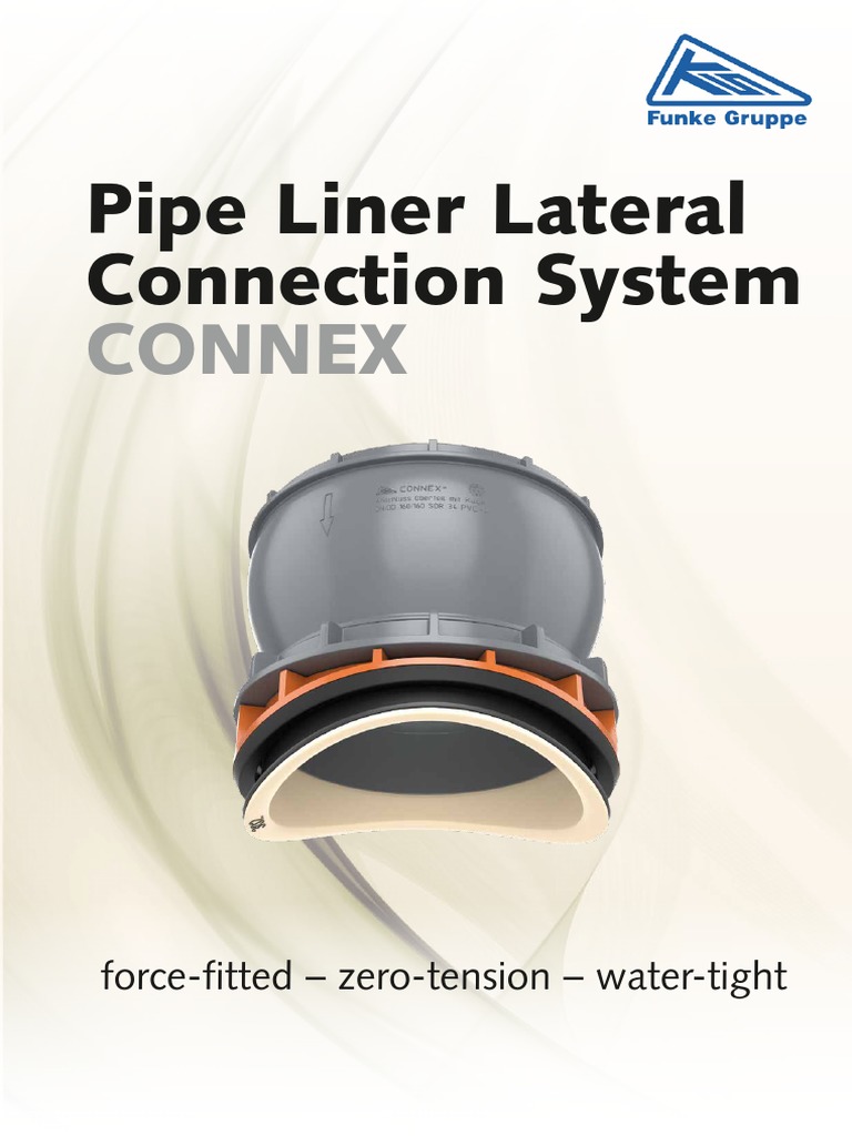 Funke Kunststoffe Pipe Liner Lateral Connection System Connex Brochure 10 2018 | PDF | Pipe ...