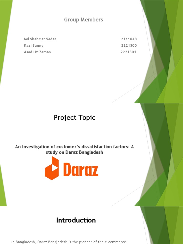 Power Point Slide On Daraz | PDF | E Commerce | Online Shopping