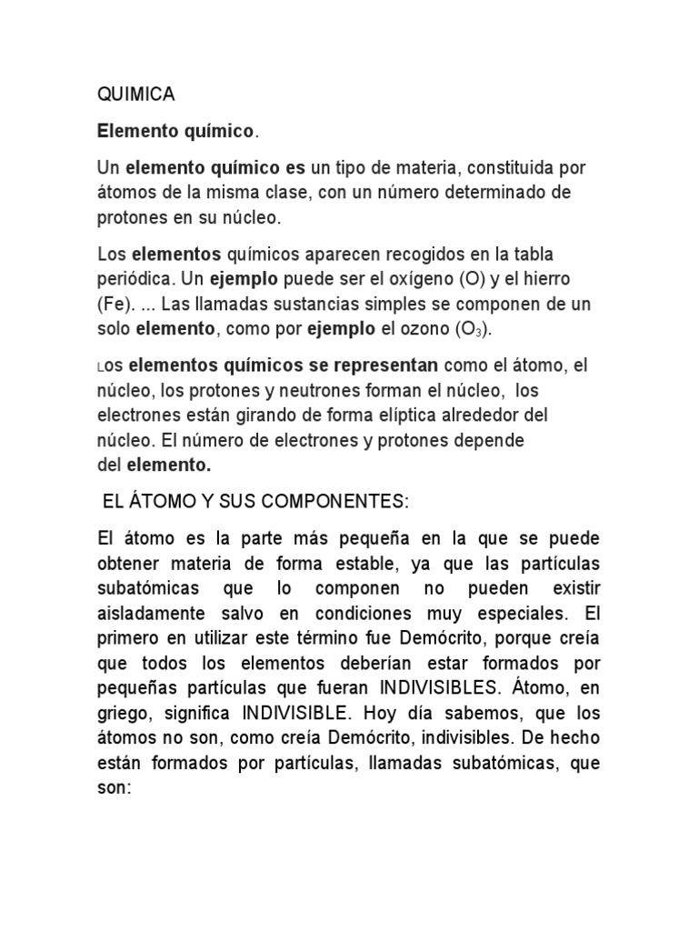 El Atomo | PDF | Elementos químicos | Enlace covalente