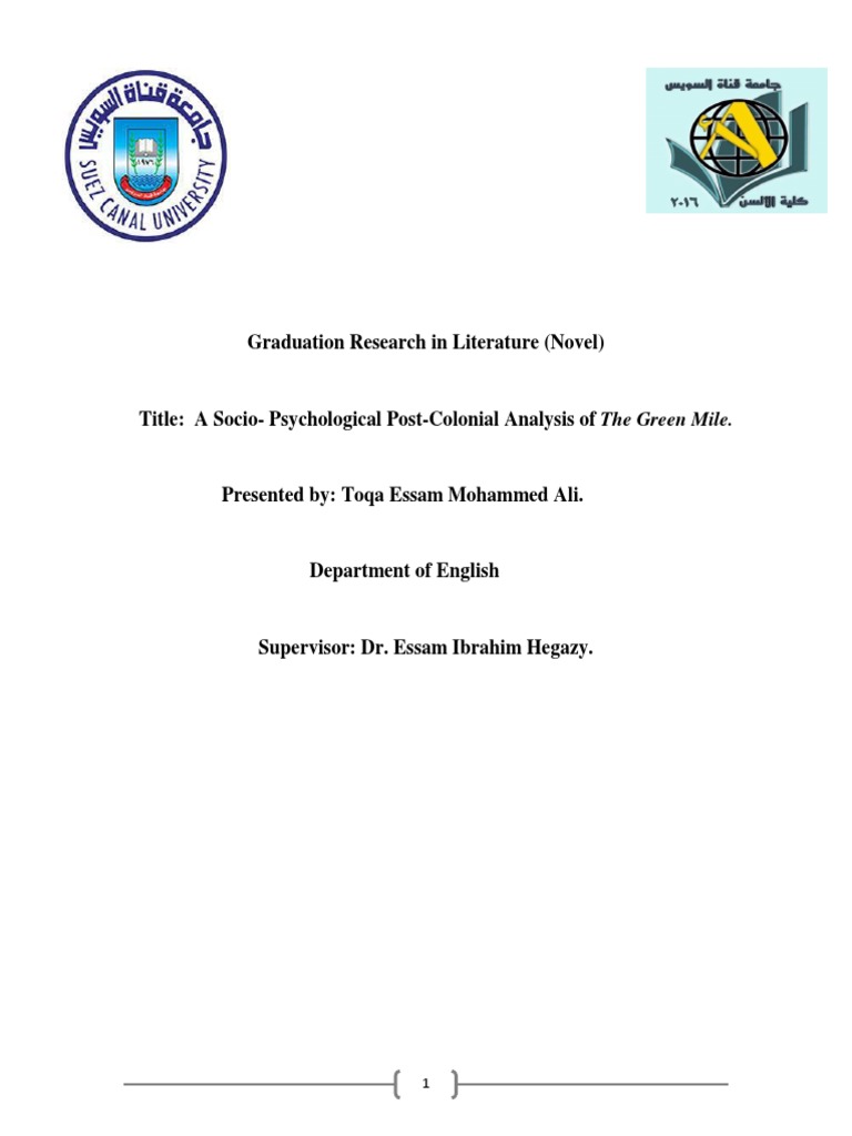 Project of Graduation - Toqa Essam | PDF | Atlantic Slave Trade | Colonialism