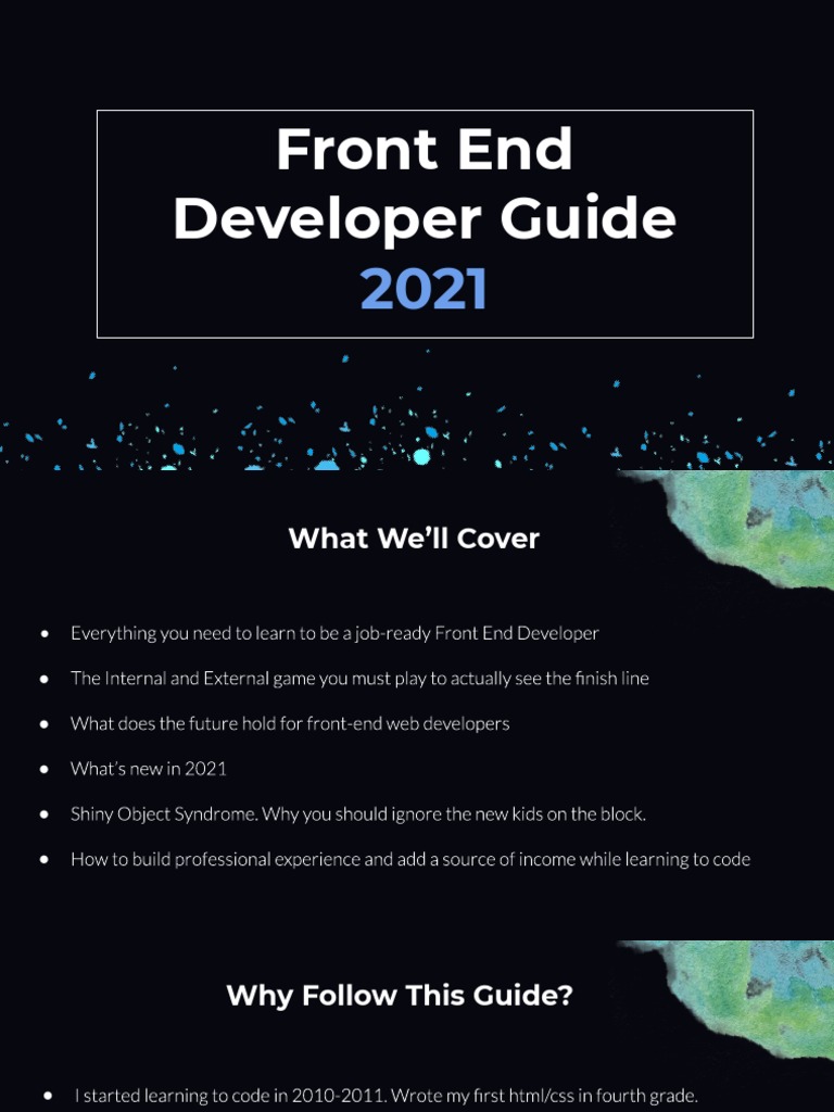 Front End Developer Guide 2021 | PDF | Computer Science | Computing