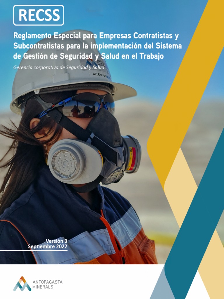 Reglamento de Seguridad y Salud Ocupacional para Empresas Contratistas y Subcontratistas | PDF ...