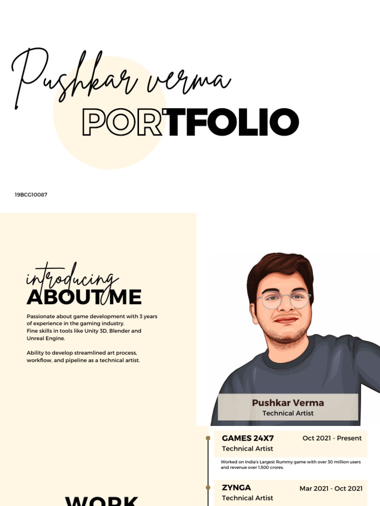 Random Portfolio | PDF | Unity (Game Engine) | Software Engineering