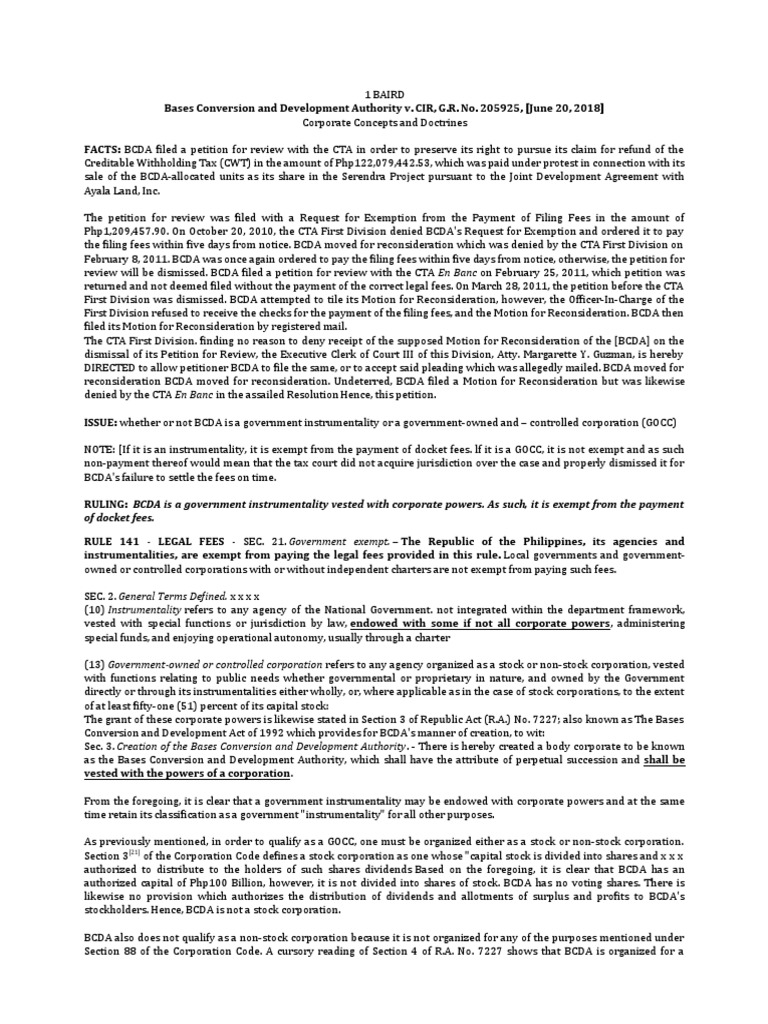 Of Docket Fees | PDF | Stocks | Corporations