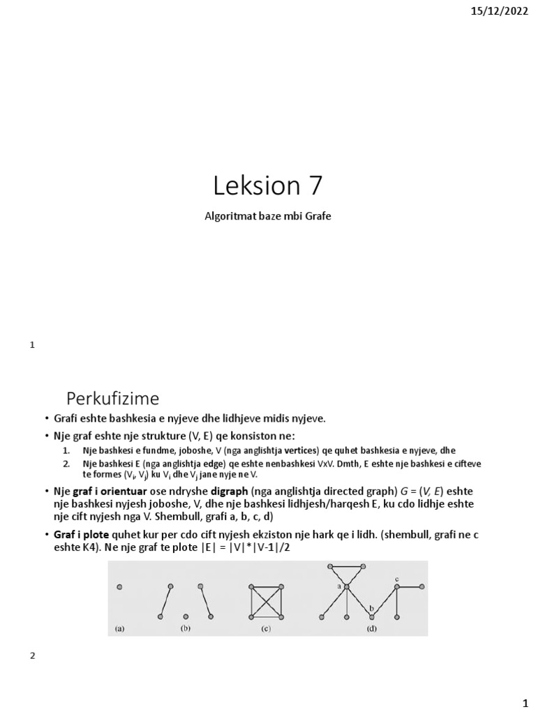 Leksion 7 - Grafet | PDF