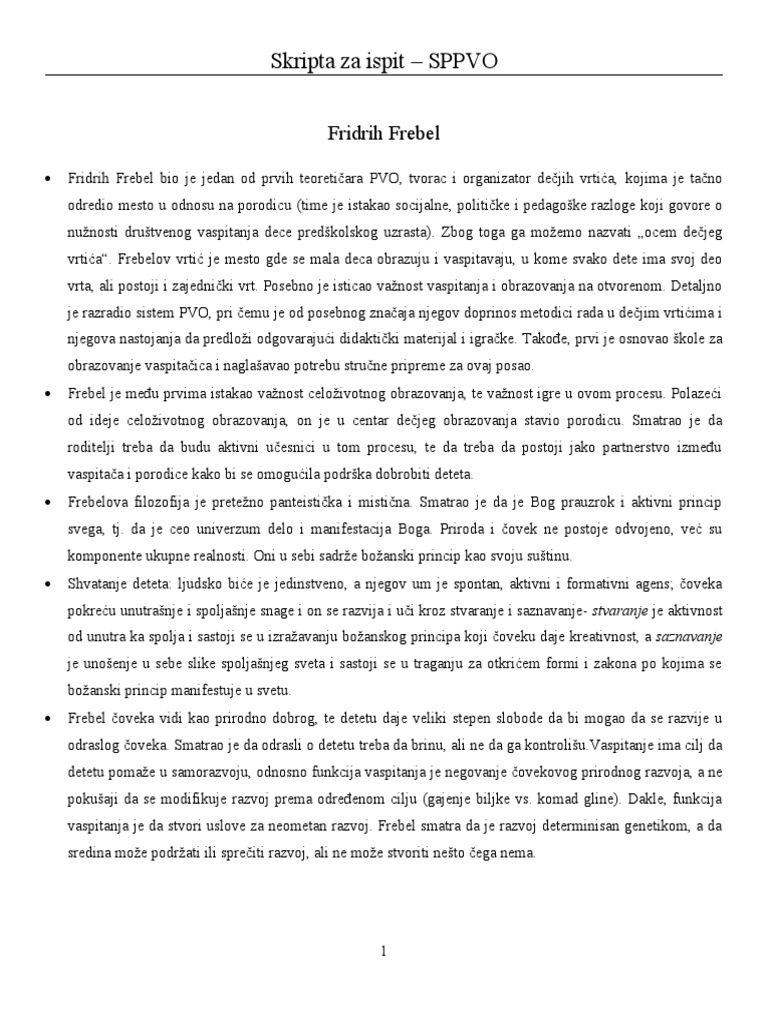 Skripta Za Ispit - SPPVO | PDF