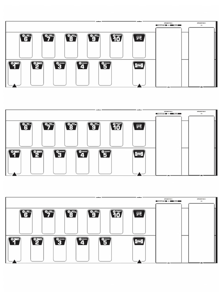 Behringer FCB1010 A4 Print | PDF