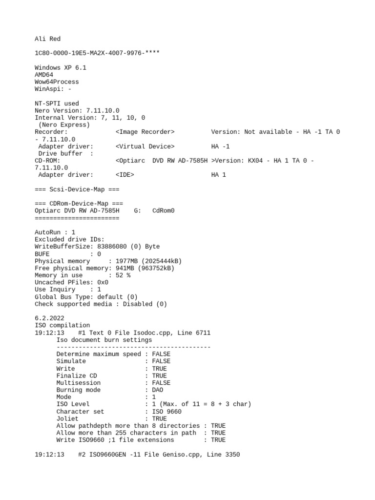 Log | PDF | Windows Registry | Computing Platforms