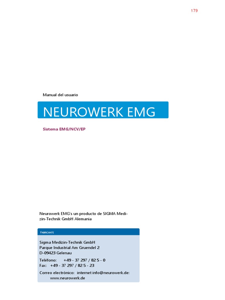 Manual EMG | Descargar gratis PDF | Electromiografia | Nervio