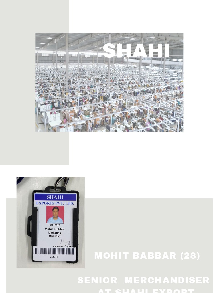 Shahi Export | PDF