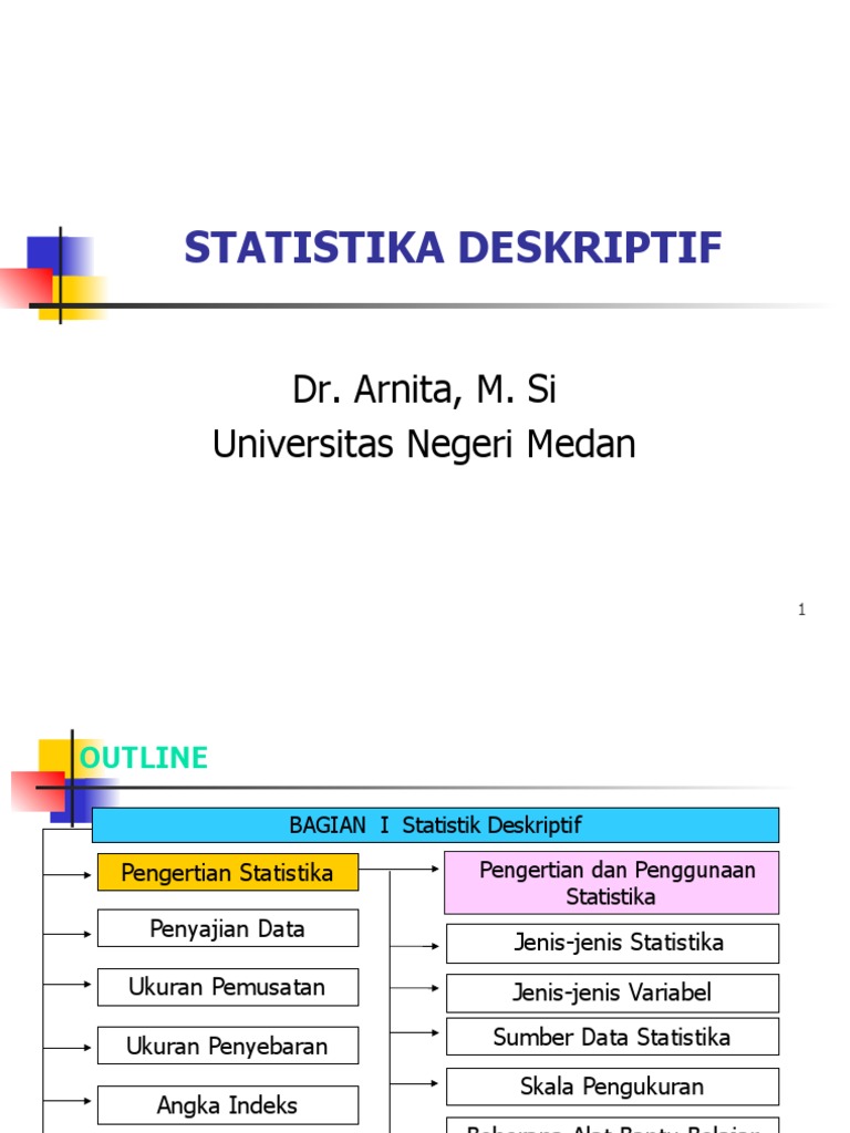Panduan Dasar Statistika Deskriptif | PDF