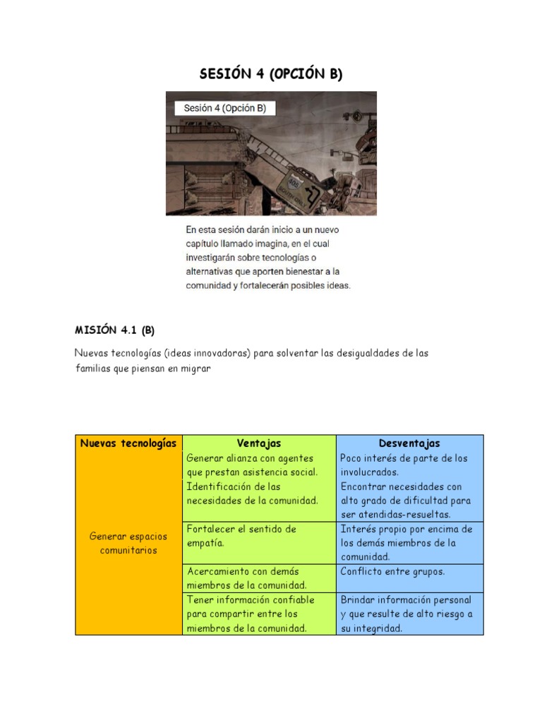 Sesión 4.1, 4.2, 4.3 | PDF | Sustentabilidad | Inclusión (Educación)