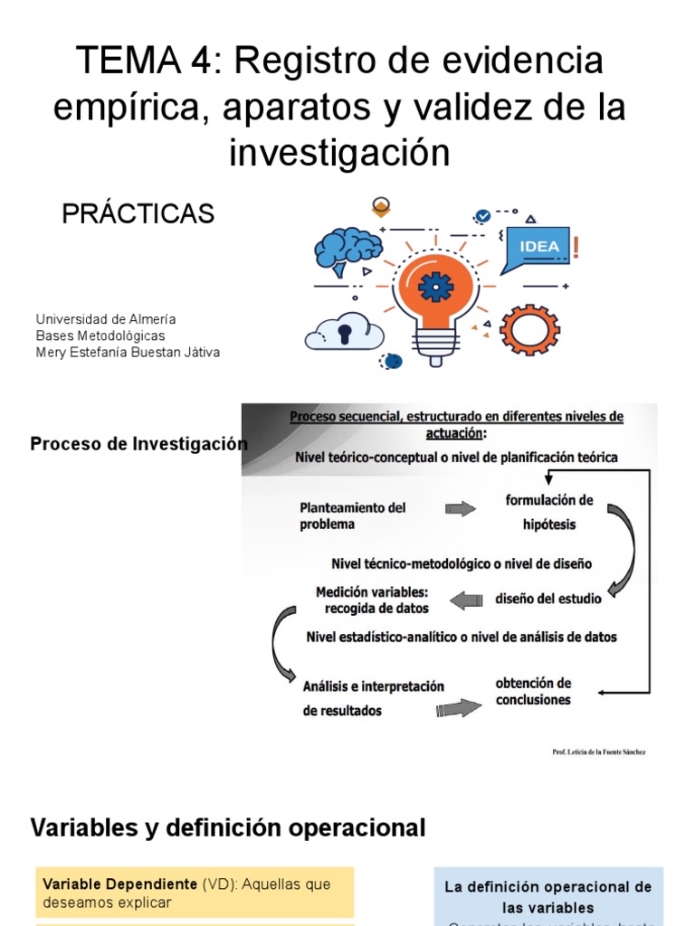 Práctica Tema 4 | PDF | Validez (Estadísticas) | Inteligencia