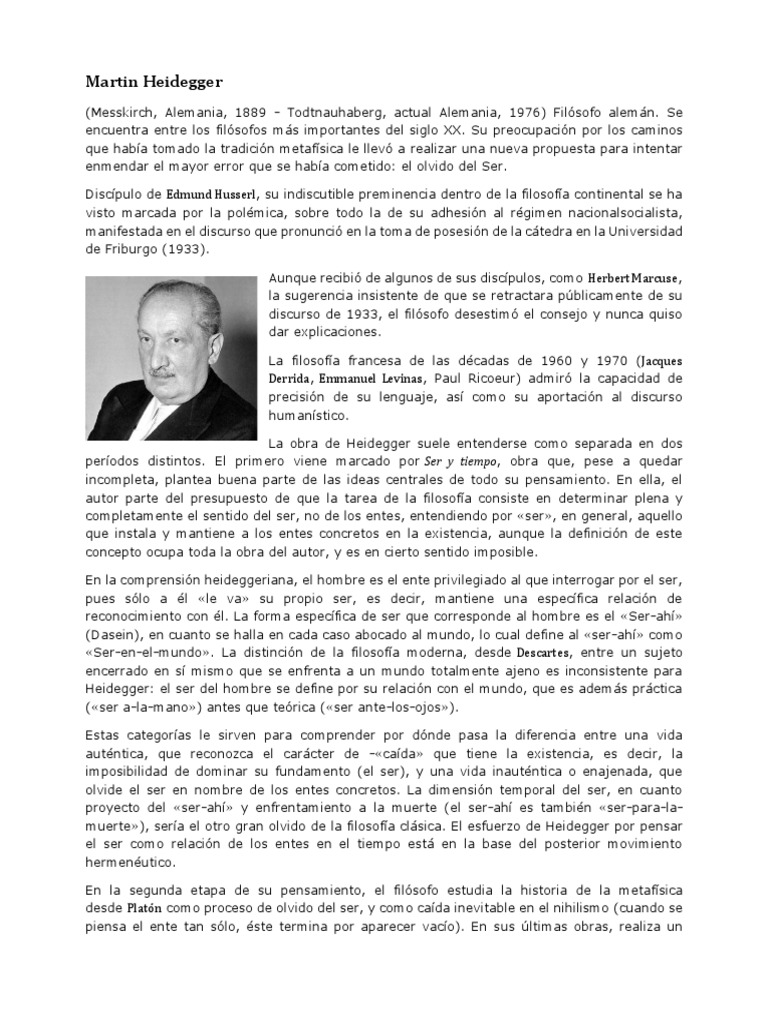 Martin Heidegger | PDF | Martin Heidegger | Verdad