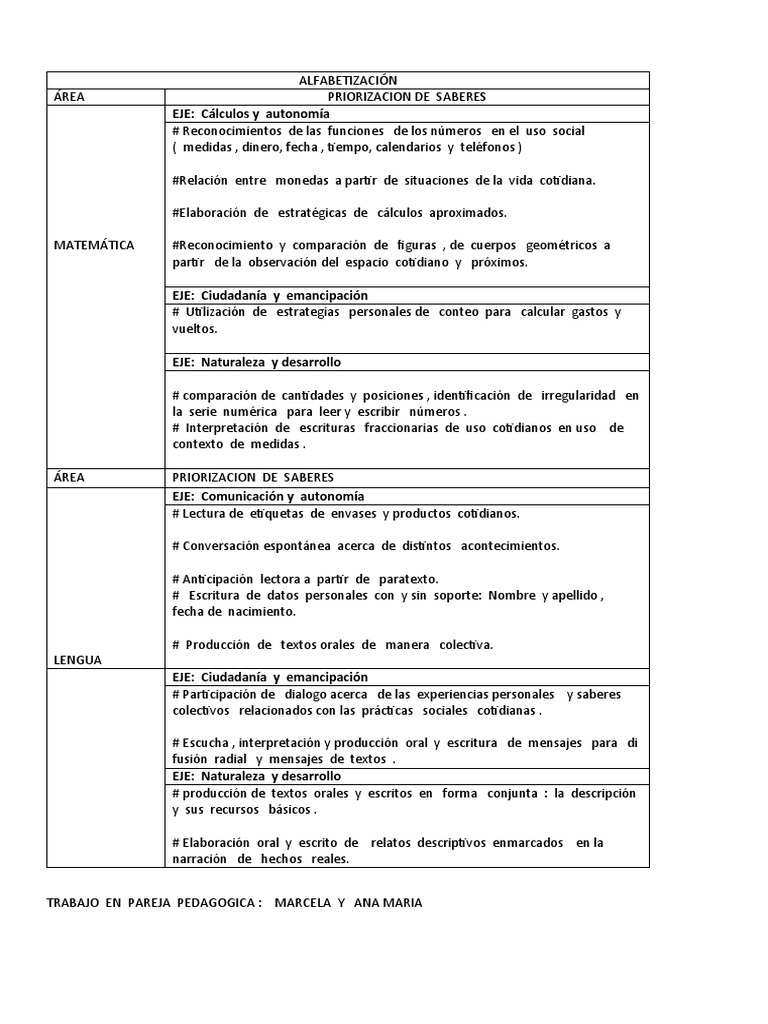ALFABETIZACIÓN | PDF