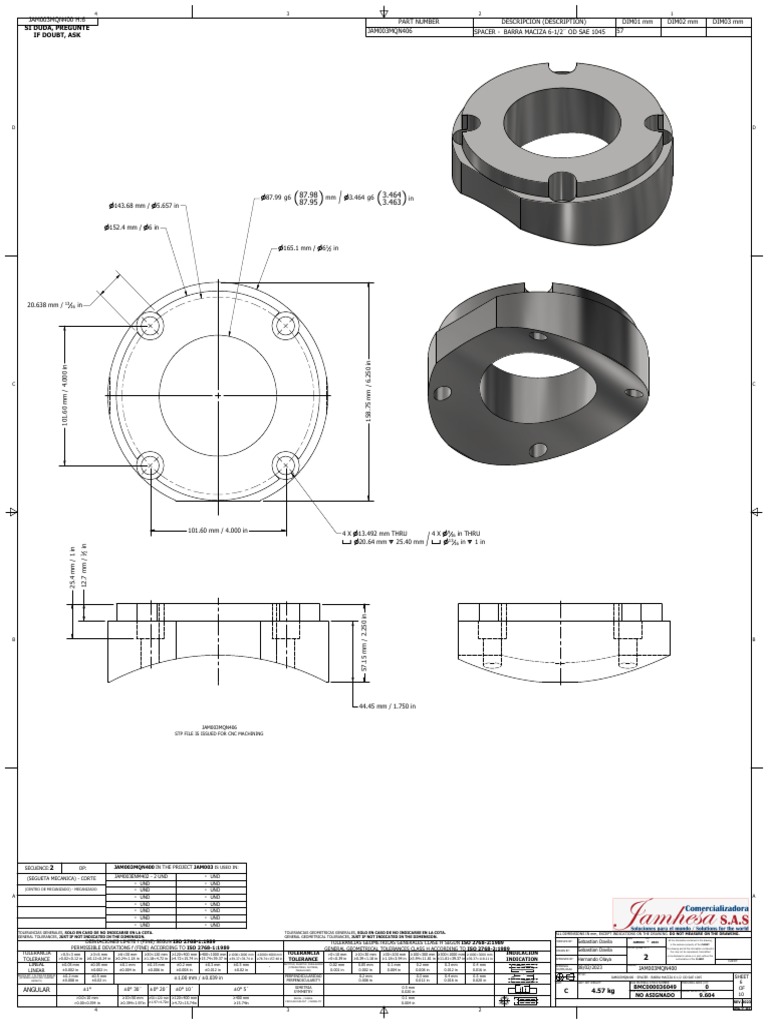 Technical specifications and dimensional drawing of a spacer bar | PDF ...