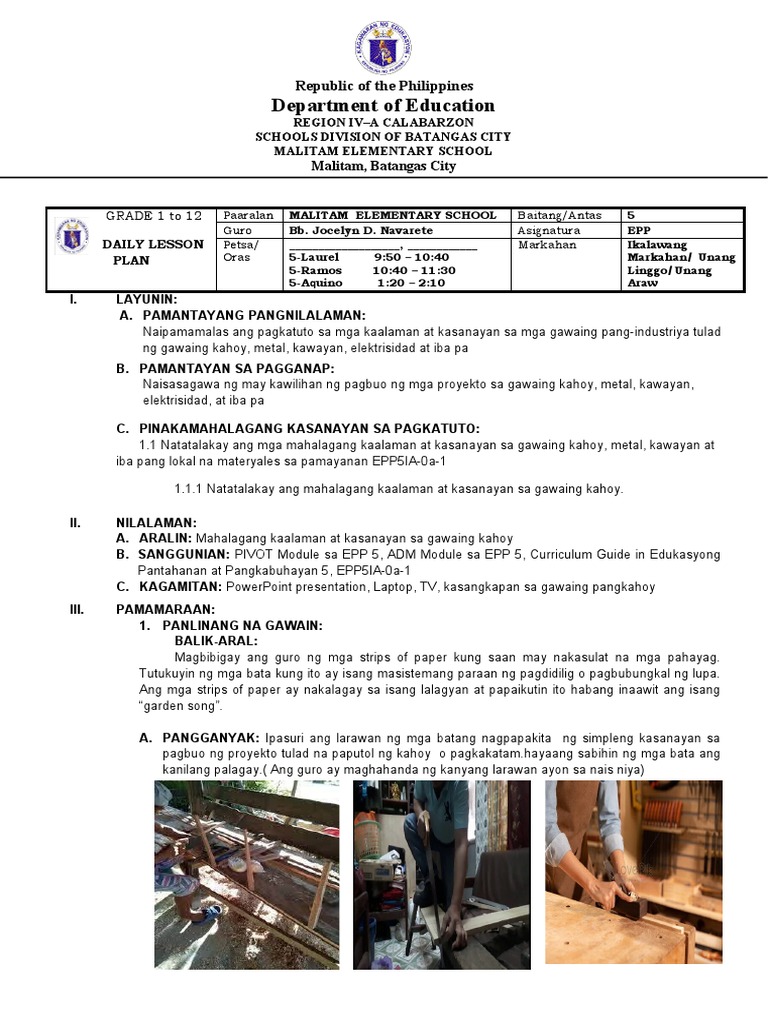 DLP - Q2 - W1 - Day 1 - EPP-5 | PDF