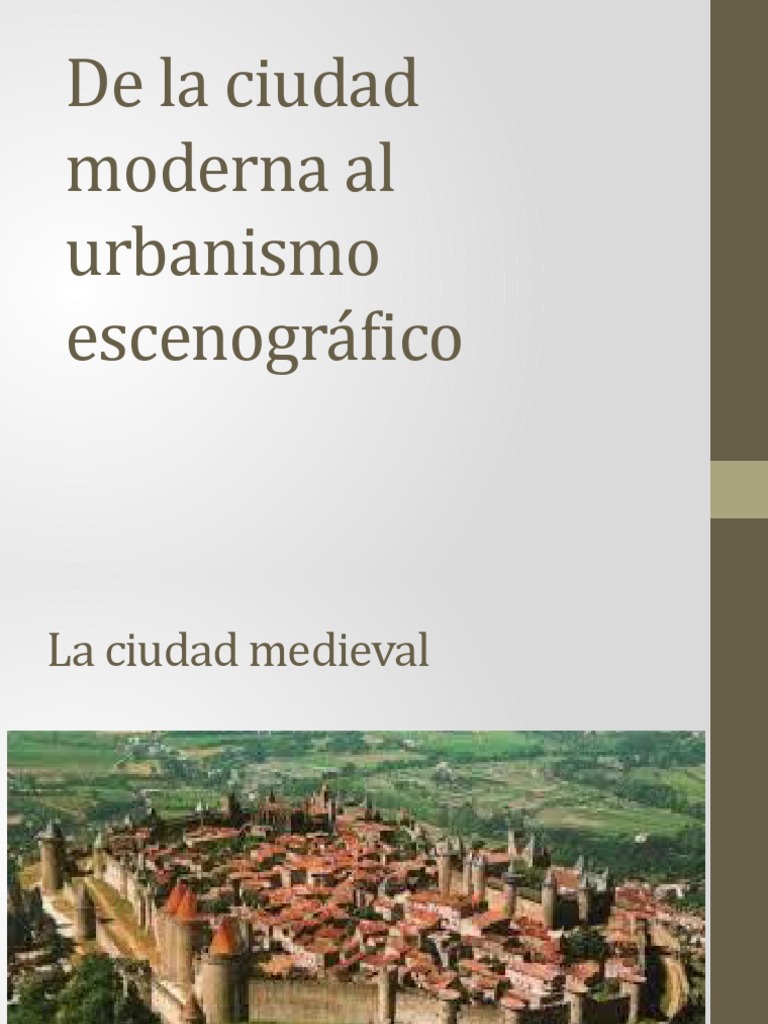Evolución del Urbanismo Moderno | PDF | Globalización | Urbanismo