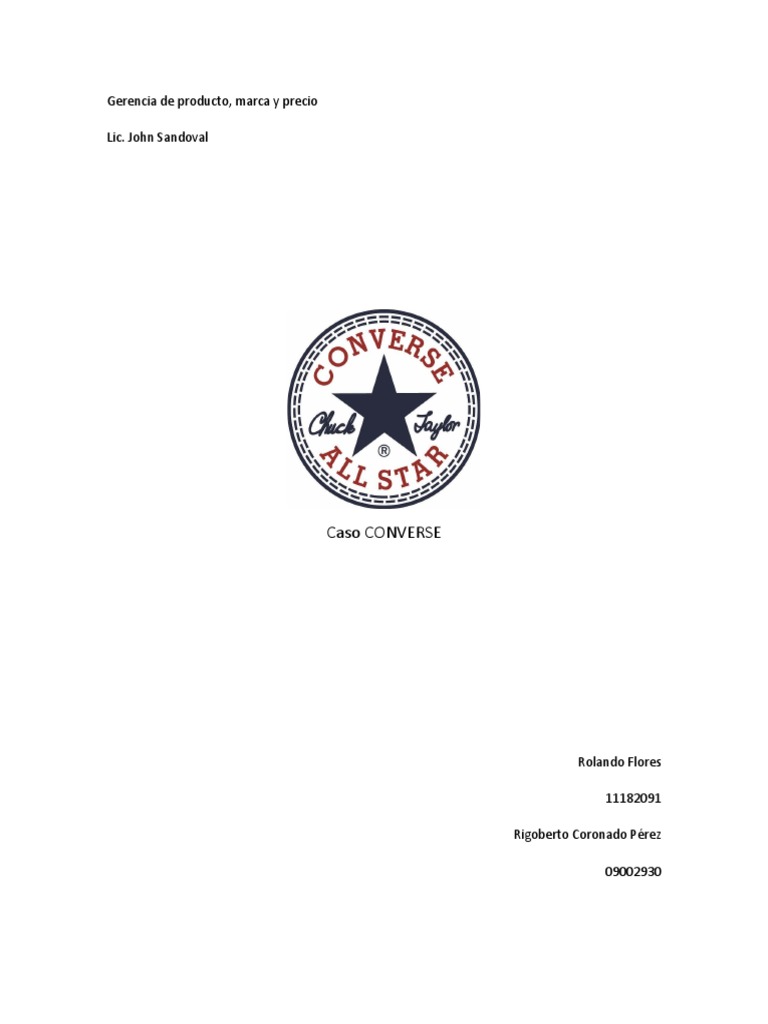 Tarea 2 Converse | PDF | Marca | Nike