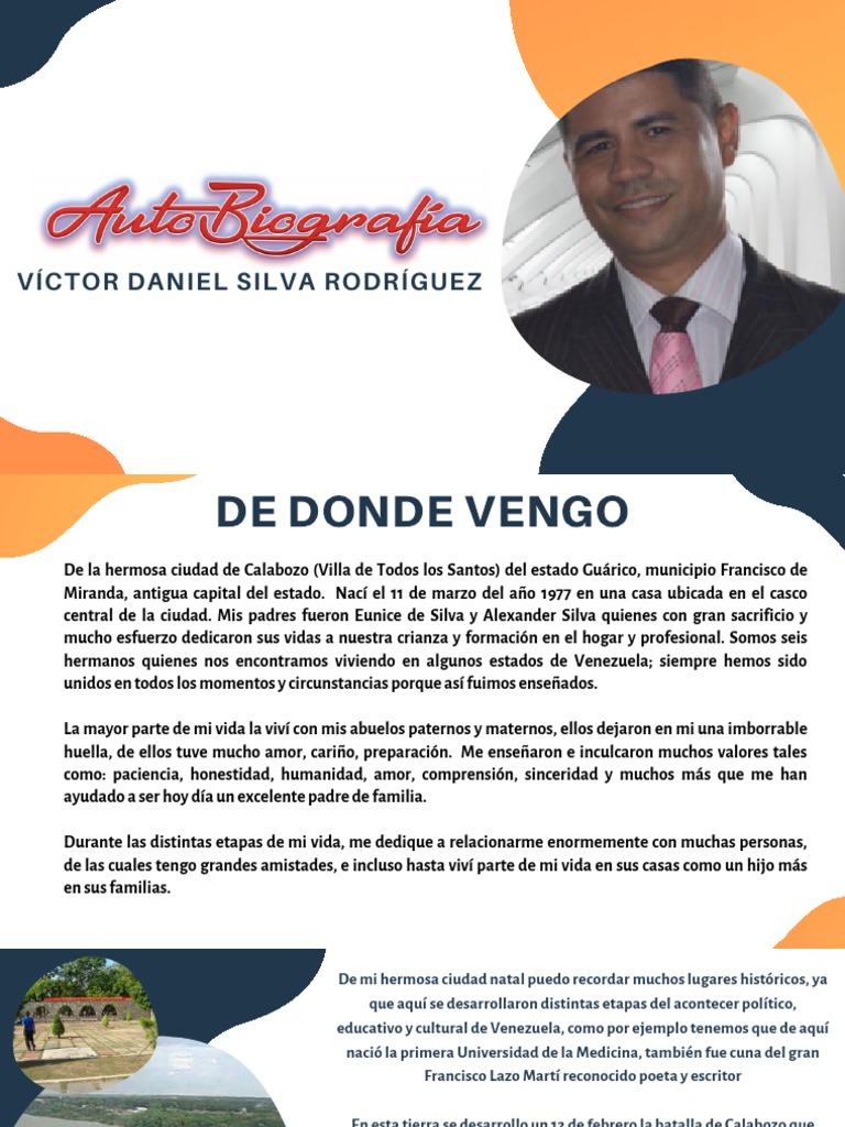 Historia de Vida de Víctor Silva | PDF | Venezuela | Hugo Chavez