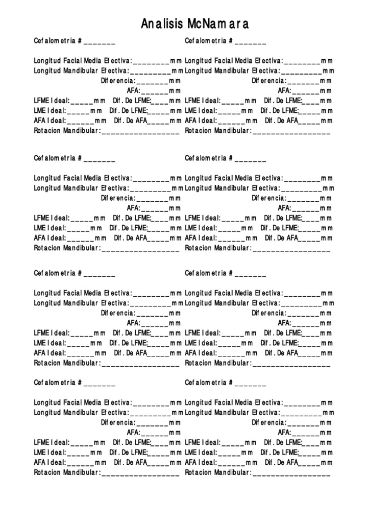 Formato McNamara | PDF