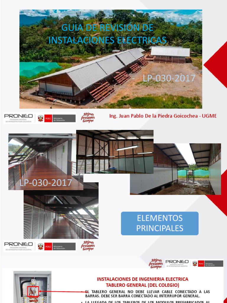 Guia Capacitacion - Inspeccion - Iiee - LP 030-2018 - 01022019 | PDF | Aislador (Electricidad ...