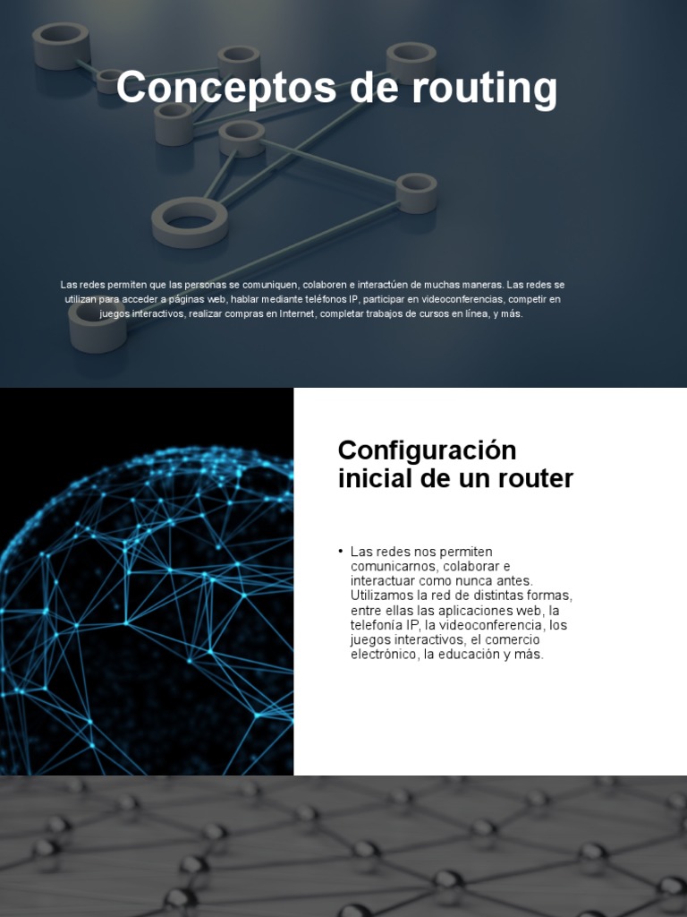 Clase #4 Conceptos de Enrutamiento | PDF | Red de computadoras | Enrutador (Computación)