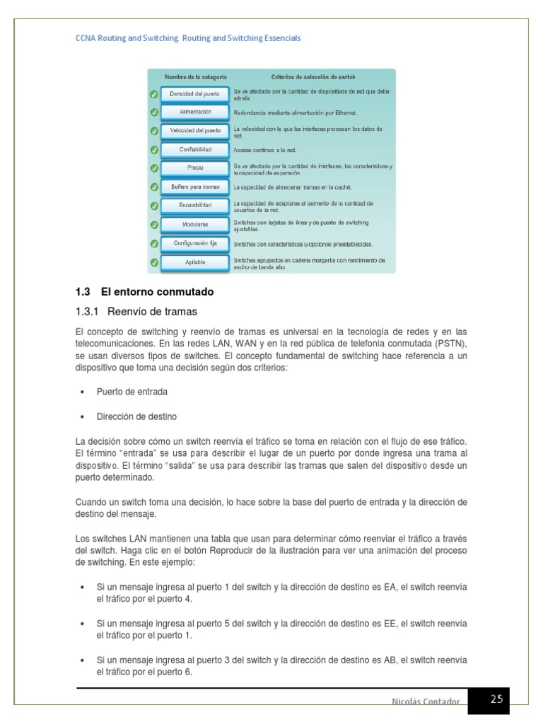 Resumen Capítulo 1 | PDF | Conmutador de red | Red de computadoras