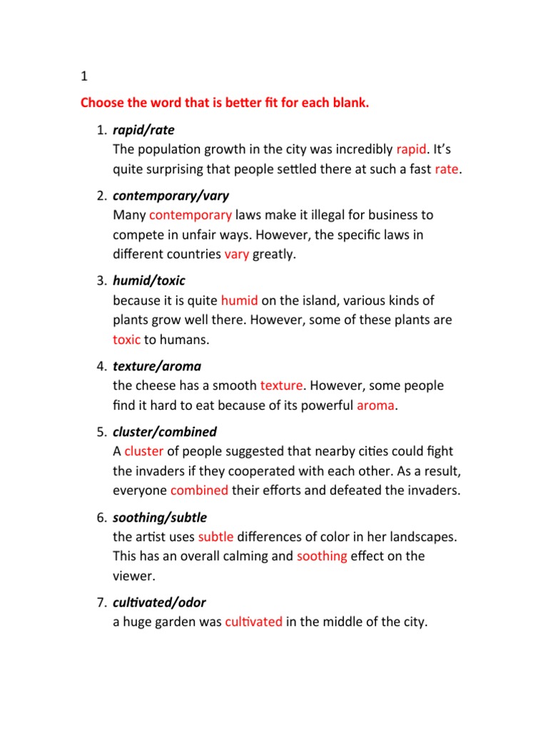 Lesson 07 Homework | PDF | Odor