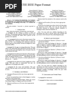 IEEE Conference Paper Format and Structure | PDF | Abstract (Summary ...