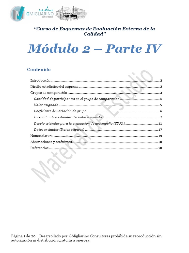 Material de Respaldo Modulo - 2 - Parte IV | PDF | Media | Desviación Estándar