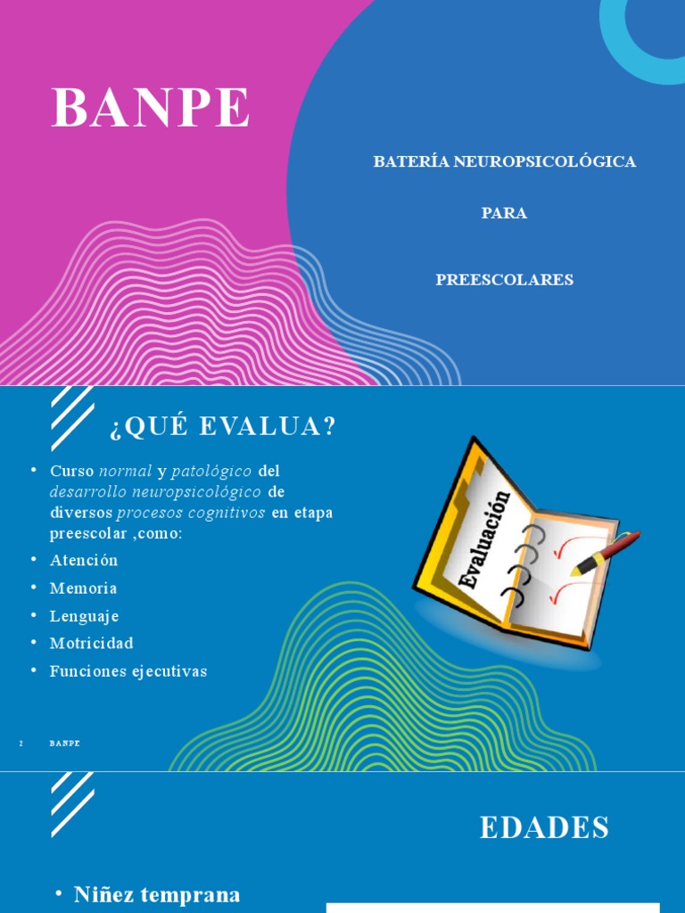 BANPE | PDF | Educación de la primera infancia | Ciencia cognitiva