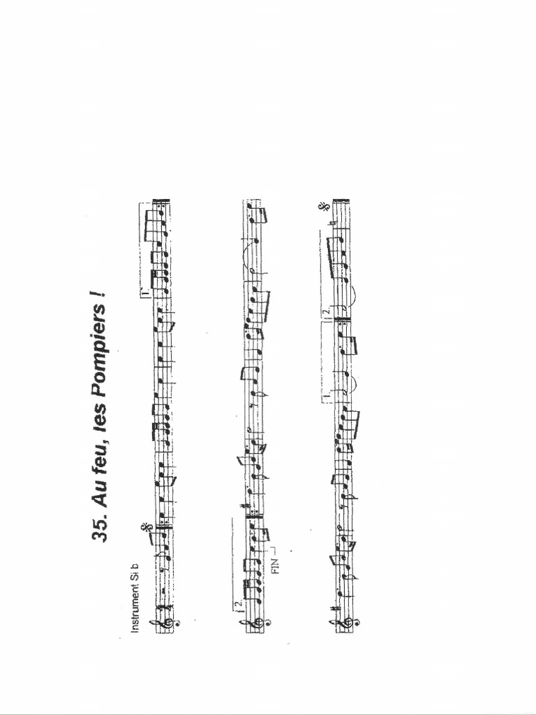 Au Feu Les Pompiers | PDF