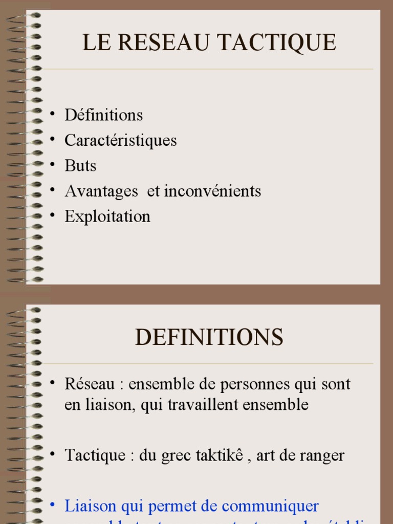 Le Réseau Tactique À Jour ACP 125 (F) | PDF