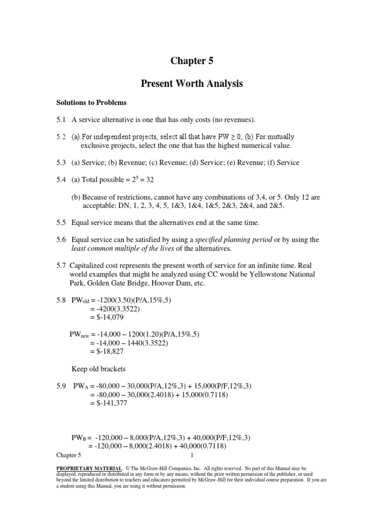 CH 5 Solutions Final | PDF | Interest | Economies