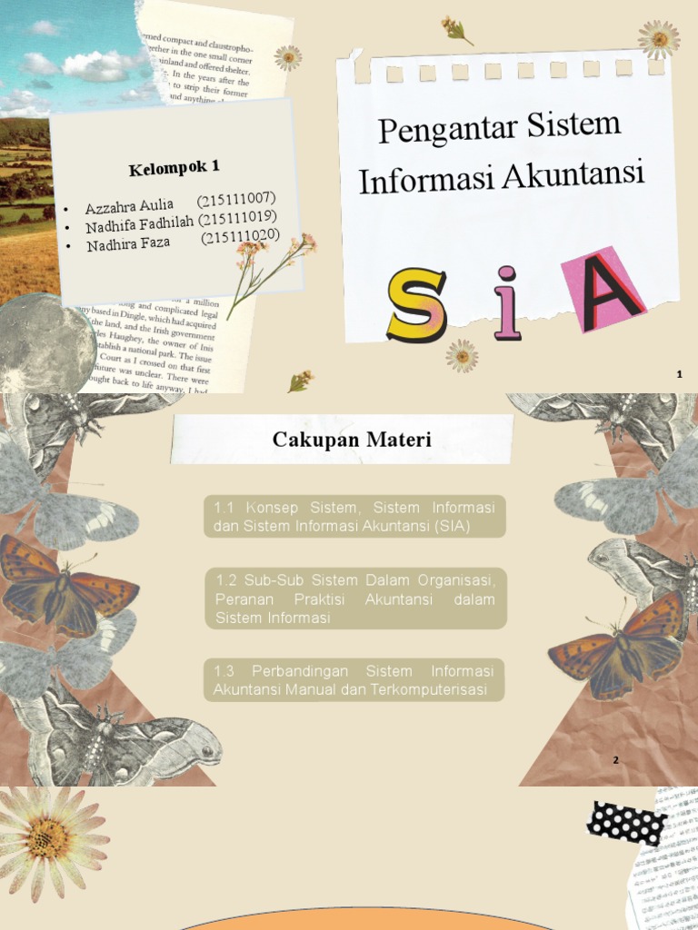 Kelompok 1 - Pengantar SIA | PDF