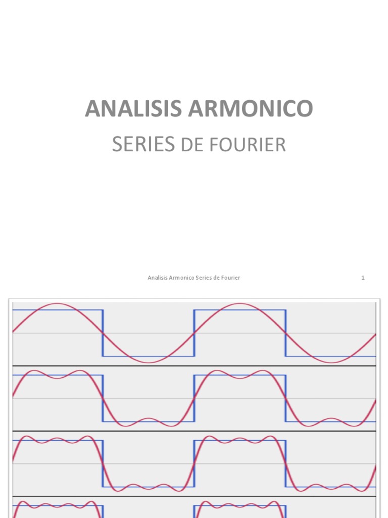 Analisis Armonico SERIES DE FOURIER | PDF