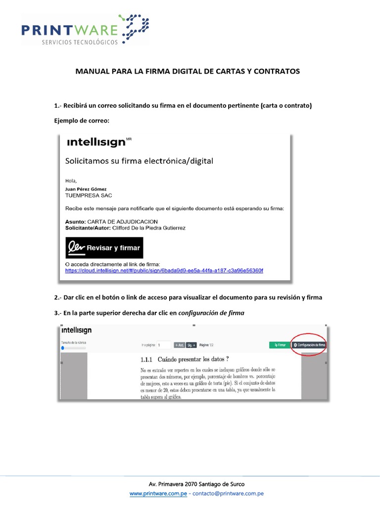 Manual para Firmas Digitales | PDF