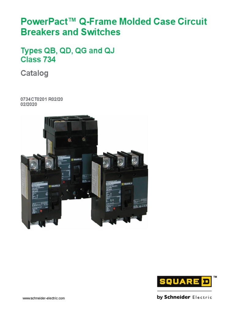 Square D PowerPact Q-Frame Circuit Breakers and Switches | PDF ...
