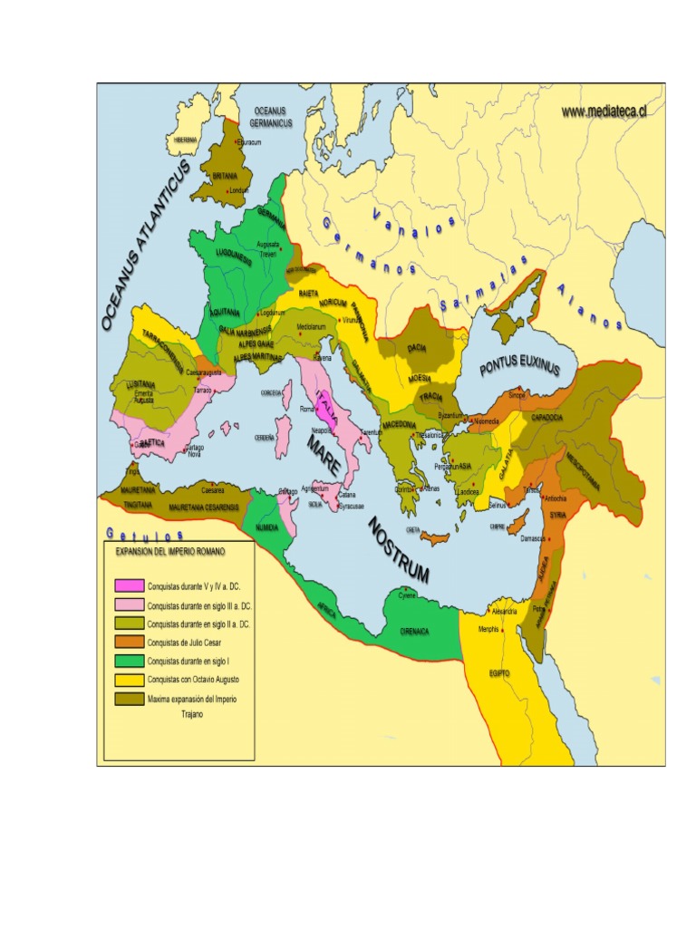 Mapas Del Imperio Romano | PDF