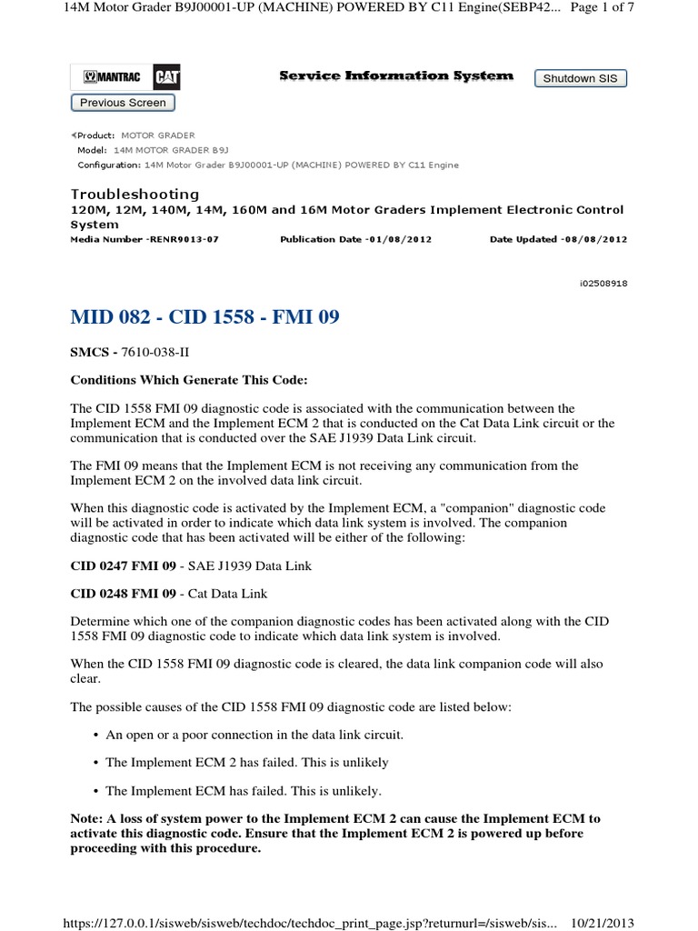 127.0.0.1 Sisweb Sisweb Techdoc Techdoc Print Page - JSP | PDF | Electrical Connector | Switch