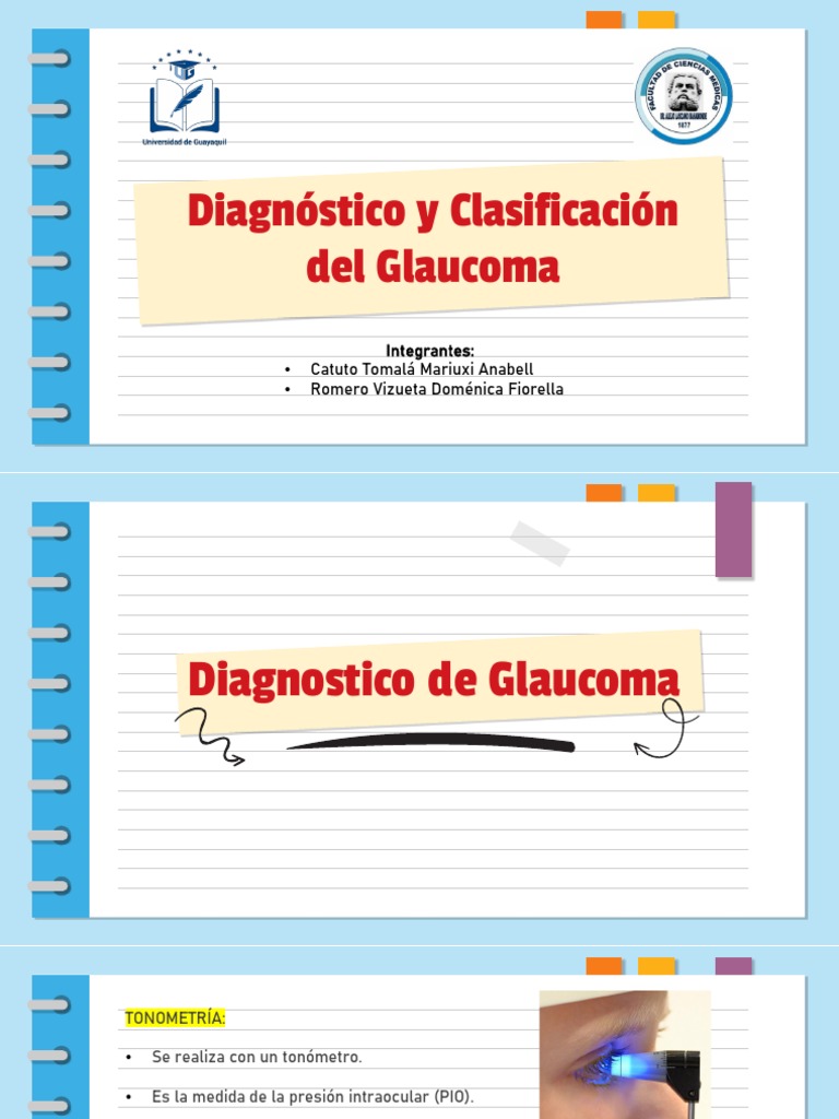 Diagnóstico y Clasificación Del Glaucoma | Descargar gratis PDF | Glaucoma | Epidemiología