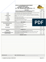 Trolley Maintenance Check Sheet | PDF