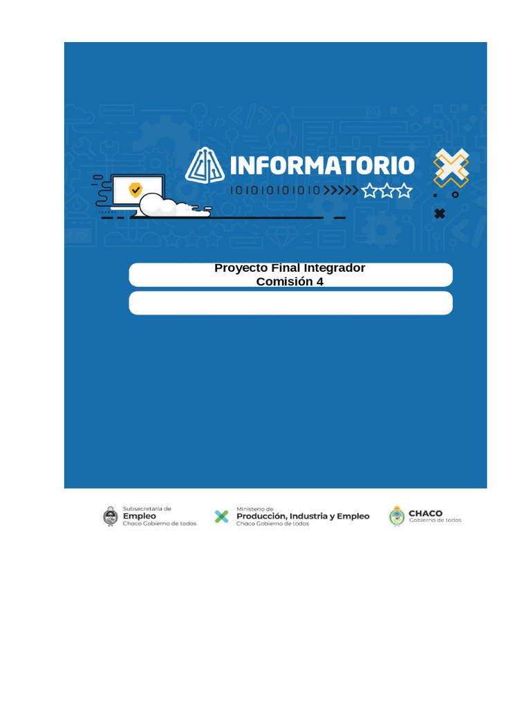 01 Proyecto Final Integrador - App Tipo Eventos | PDF | Red mundial ...