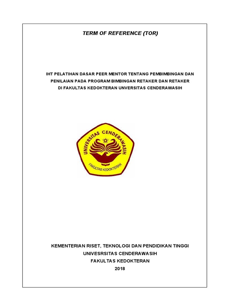 TOR IHT Bimbingan | PDF