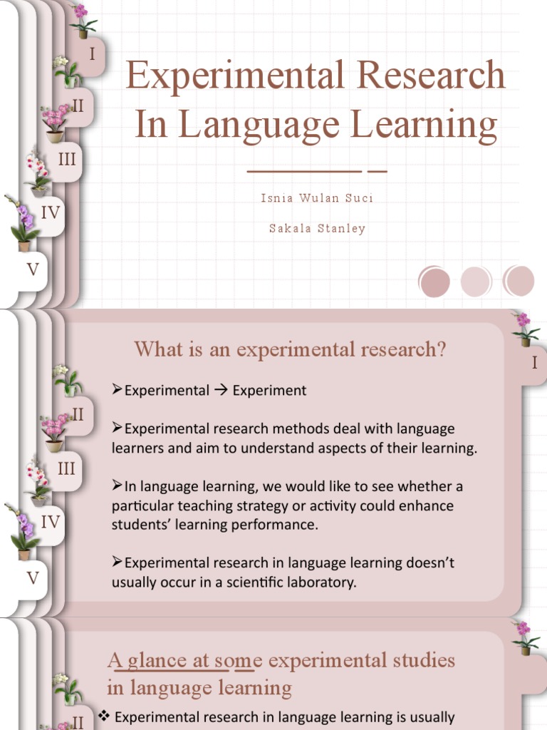 Experimental Research Design | PDF | Experiment | Cognition