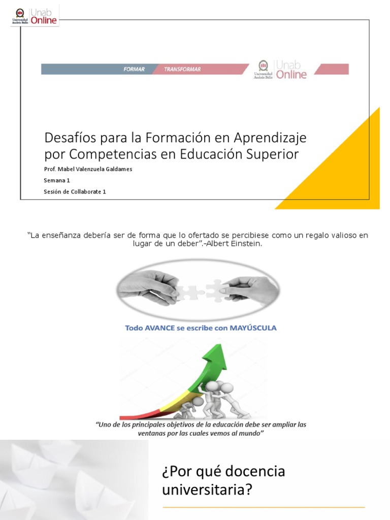 1 Semana 1 2021 Desafios Ve | PDF | Enseñando | Aprendizaje